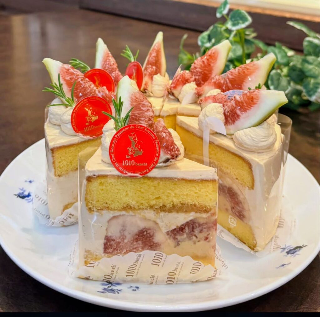 New 紅茶と無花果のショートケーキ ｜三重県松阪市のスイーツ専門店 『お菓子茶屋1010banchi（1010番地）』